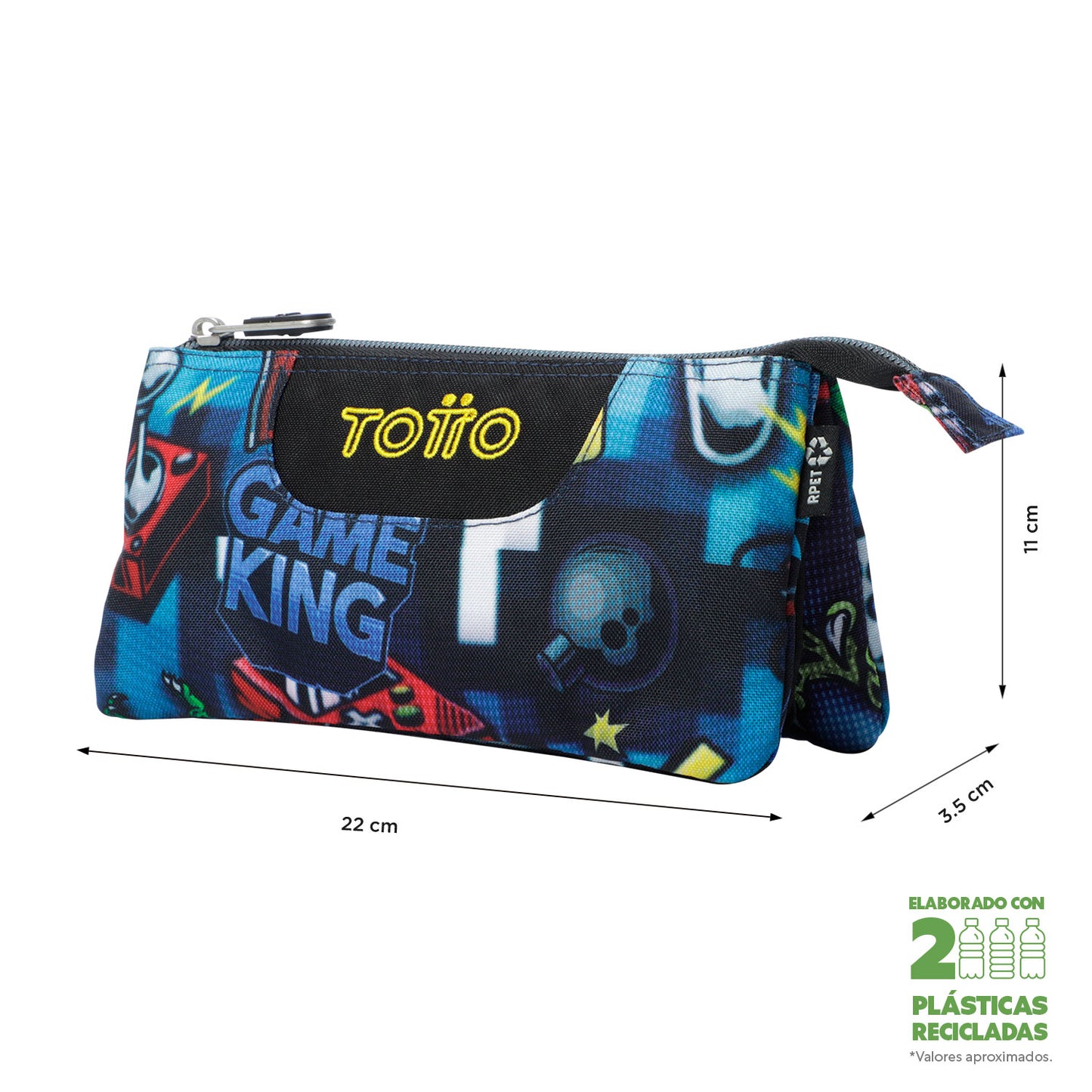 Estojo Triplo Tablero 0JI – totto.pt